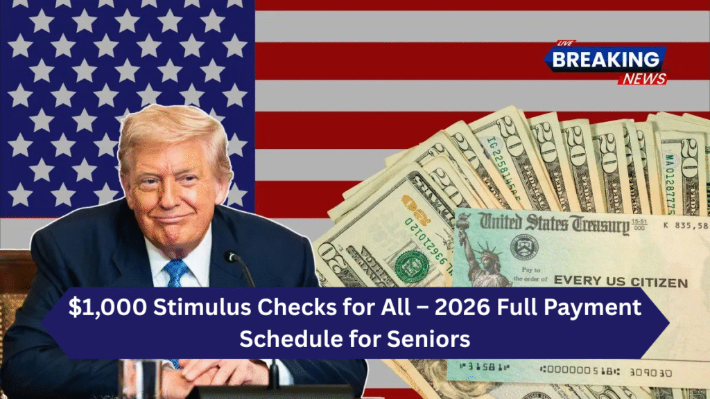 $1,000 Stimulus Checks for All – 2026 Full Payment Schedule for Seniors ...